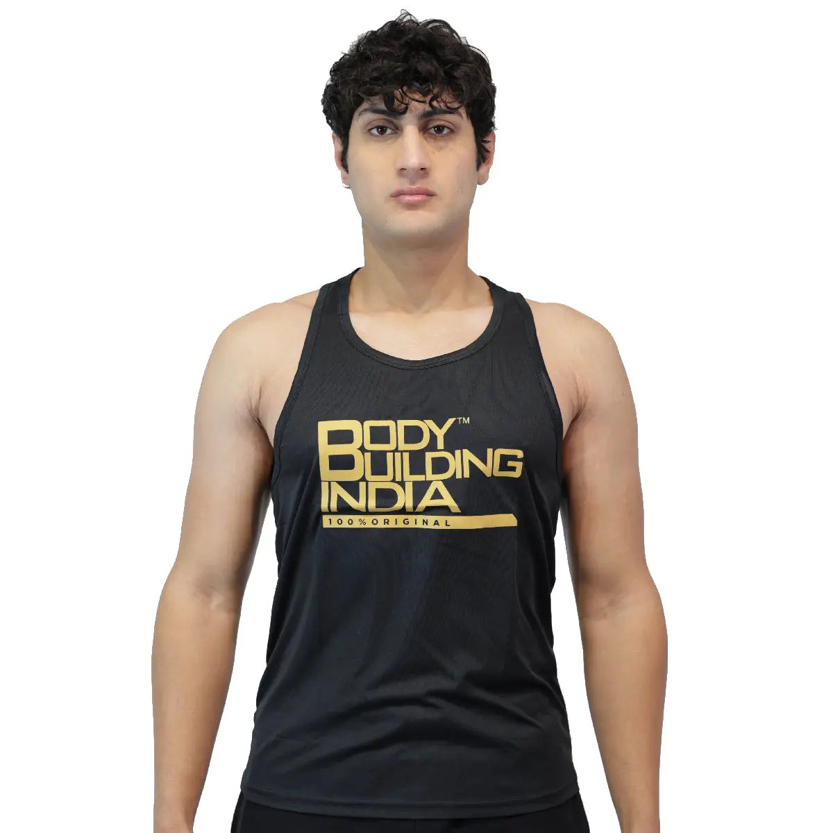 Body Building India Gym Stringer - Premium Fitness Gear