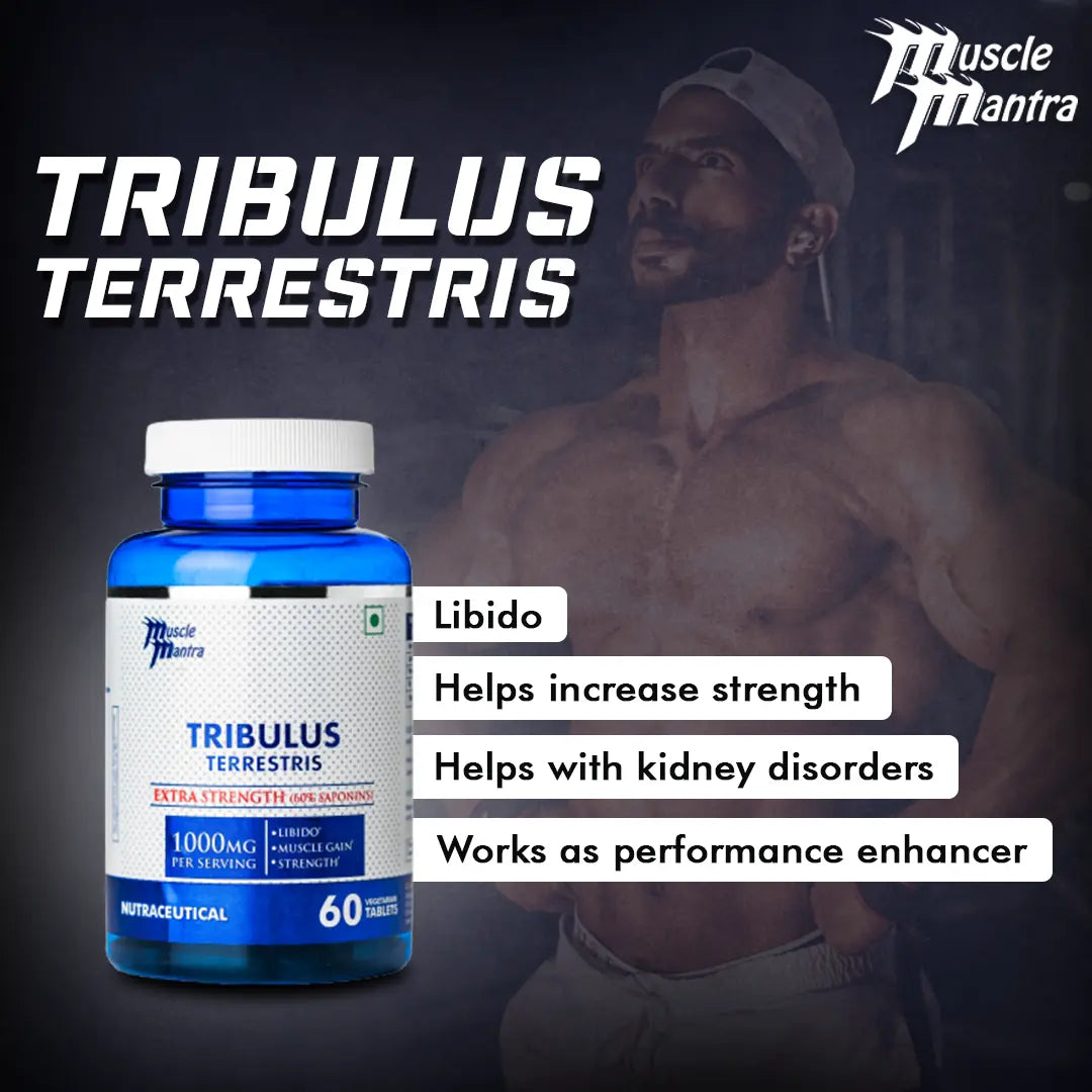 Muscle Mantra Tribulus Terrestris 60 Tabs (Exp:12/23) - Body Building ...