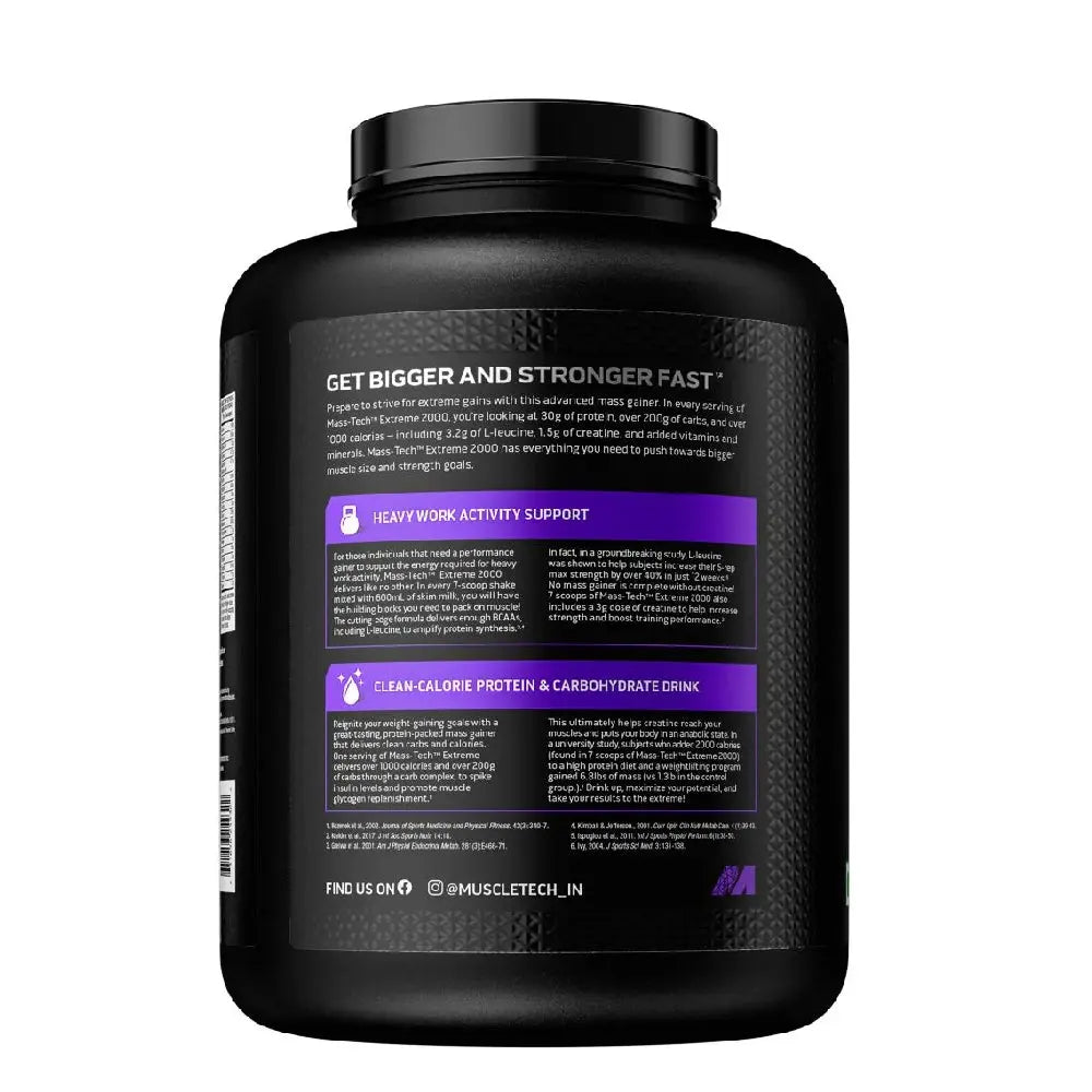 MuscleTech MassTech Extreme 2000 - Body Building India