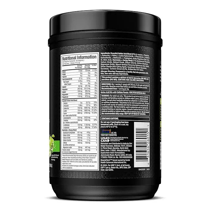 EAA Energy Sour Apple - Muscletech India 396gm – Body Building India