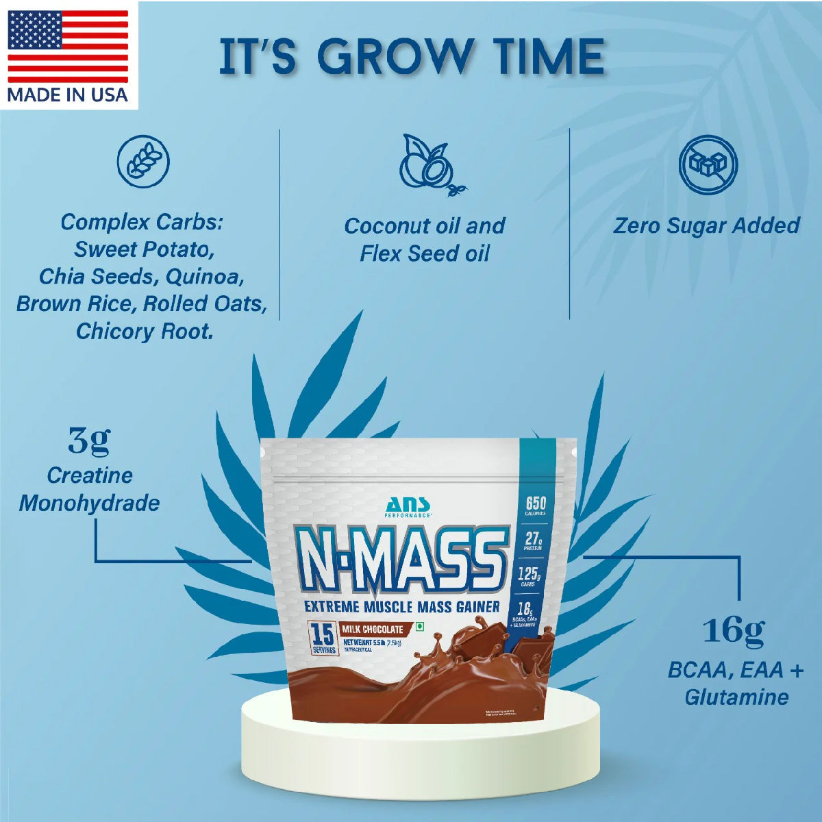ANS Performance N-MASS Extreme Muscle Mass Gainer - Body Building ...